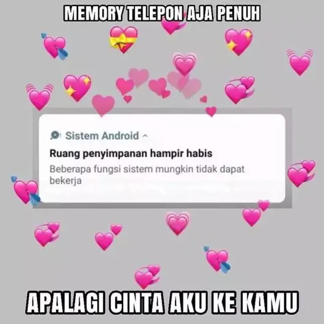 6 Meme Lucu Ruang Penyimpanan HP Penuh Ini Relate, Bingung Hapus Apa ...