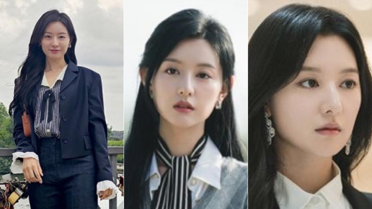 8 Inspirasi Outfit Ngantor ala Hong Hae in dari Drama Queen of Tears ...