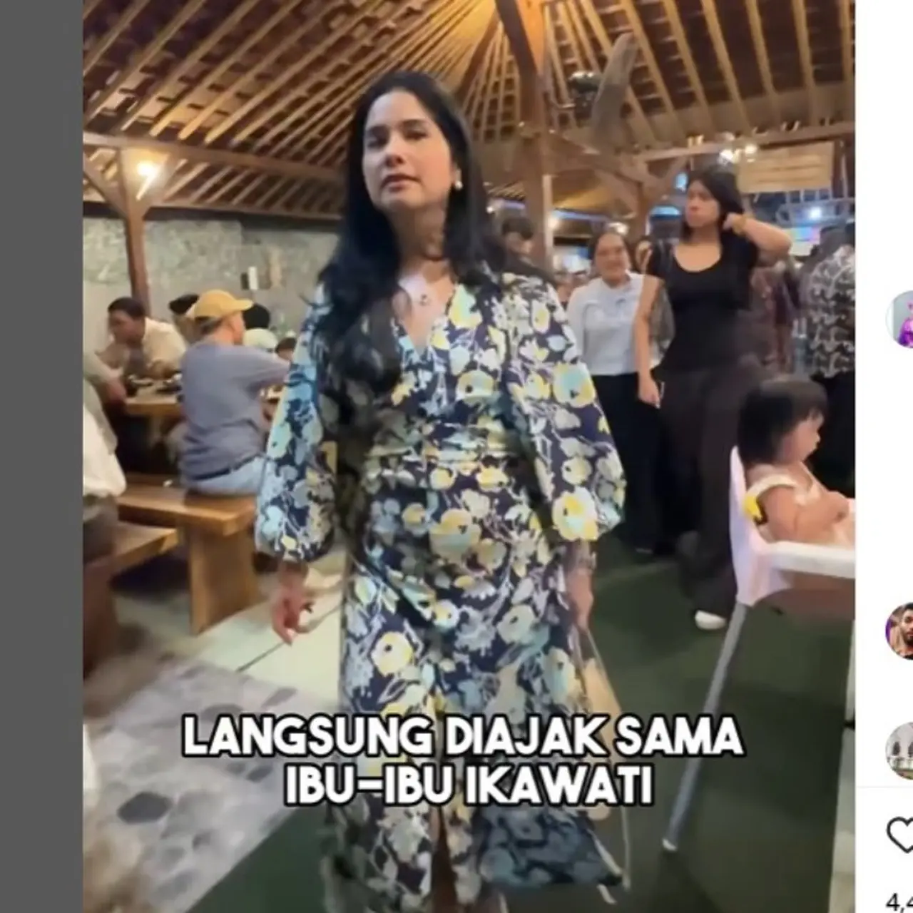 Makan Nasi Tempong di Bali, Anak Annisa Pohan Pakai Tas dari Brand ...