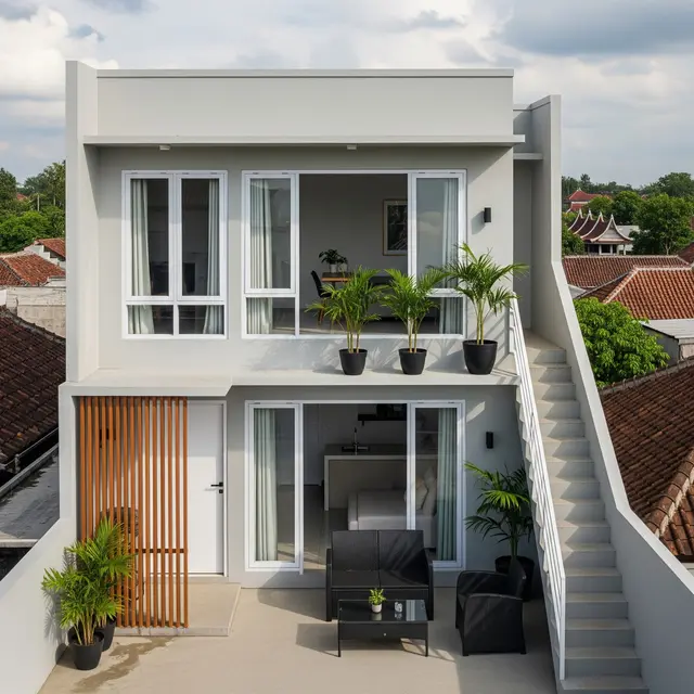 9 Desain Rumah Tipe 36 di Tanah Kavling Terbatas Gaya Minimalis, Ide ...