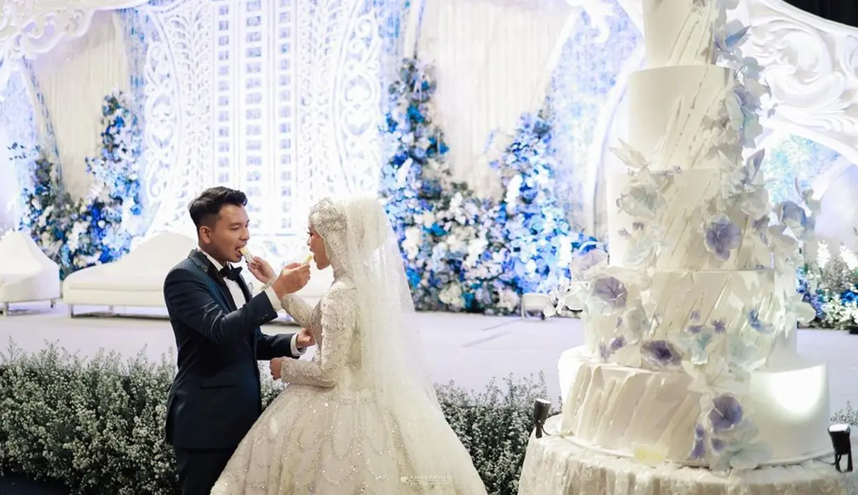 Potret Pernikahan Alifhia Fitri dan Reza Surya, Dekorasi Akad hingga ...