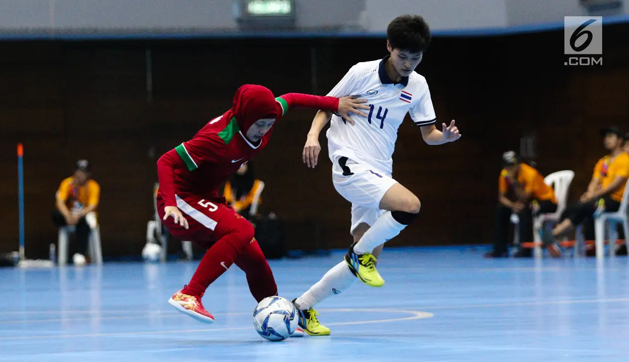 PHOTO: Lawan Thailand, Tim Futsal Putri Indonesia Bermain Imbang - Foto ...