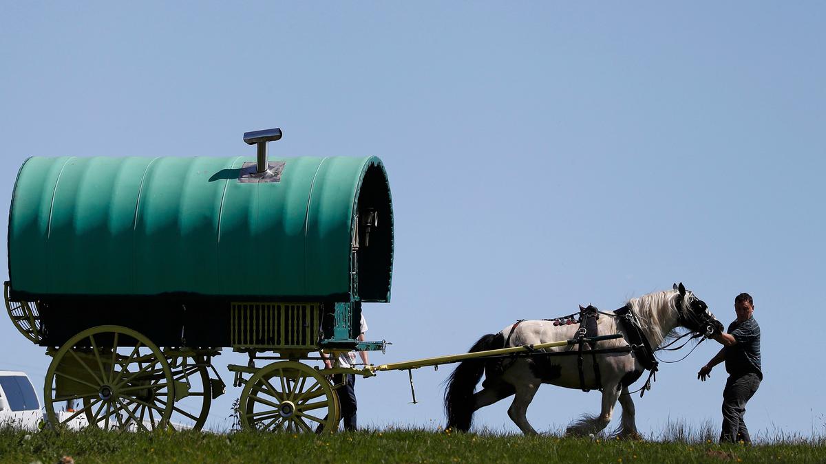 Kuda-kuda Cantik di Horse Fair Inggris - Foto Liputan6.com