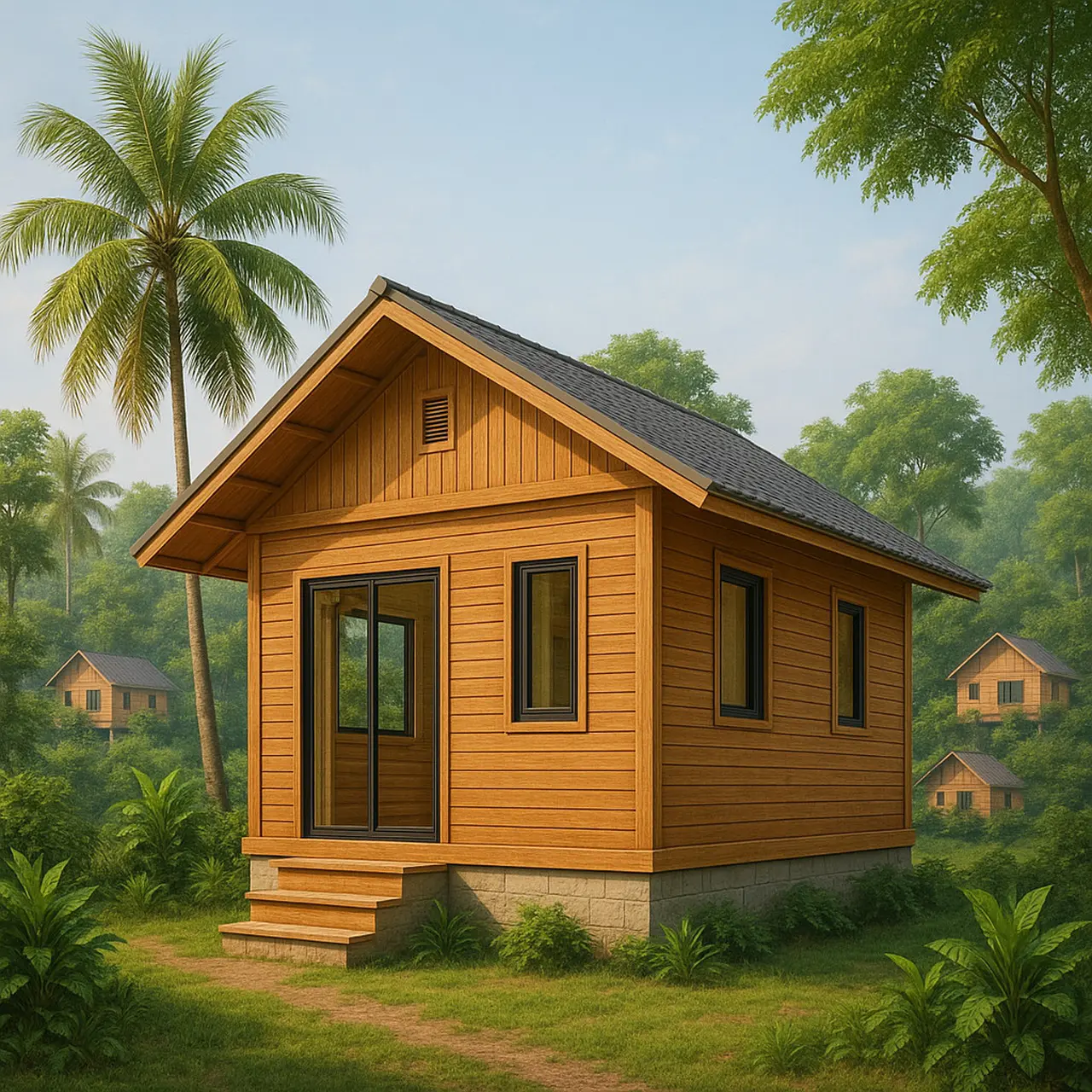 7 Model Rumah Kayu Modular, Jadi Ide Menarik bagi Pencari Hunian - Hot ...