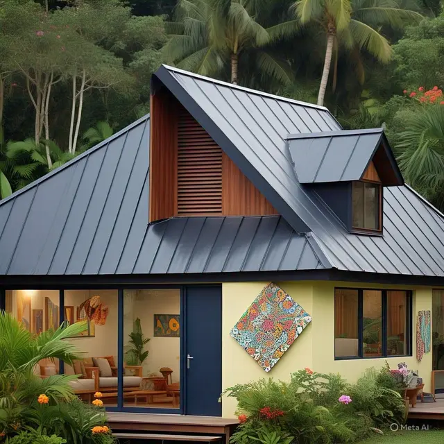 9 Inspirasi Cat Atap Rumah Warna Warni Tapi Estetik dan Tren di 2025 ...