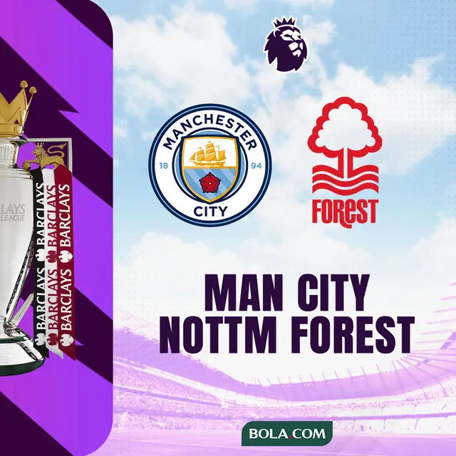Link Live Streaming Liga Inggris: Man City Vs Nottingham Forest ...