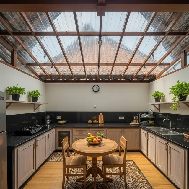 9 Model Dapur Plafon PVC, Interior Tampak Modern dan Estetik - Hot ...