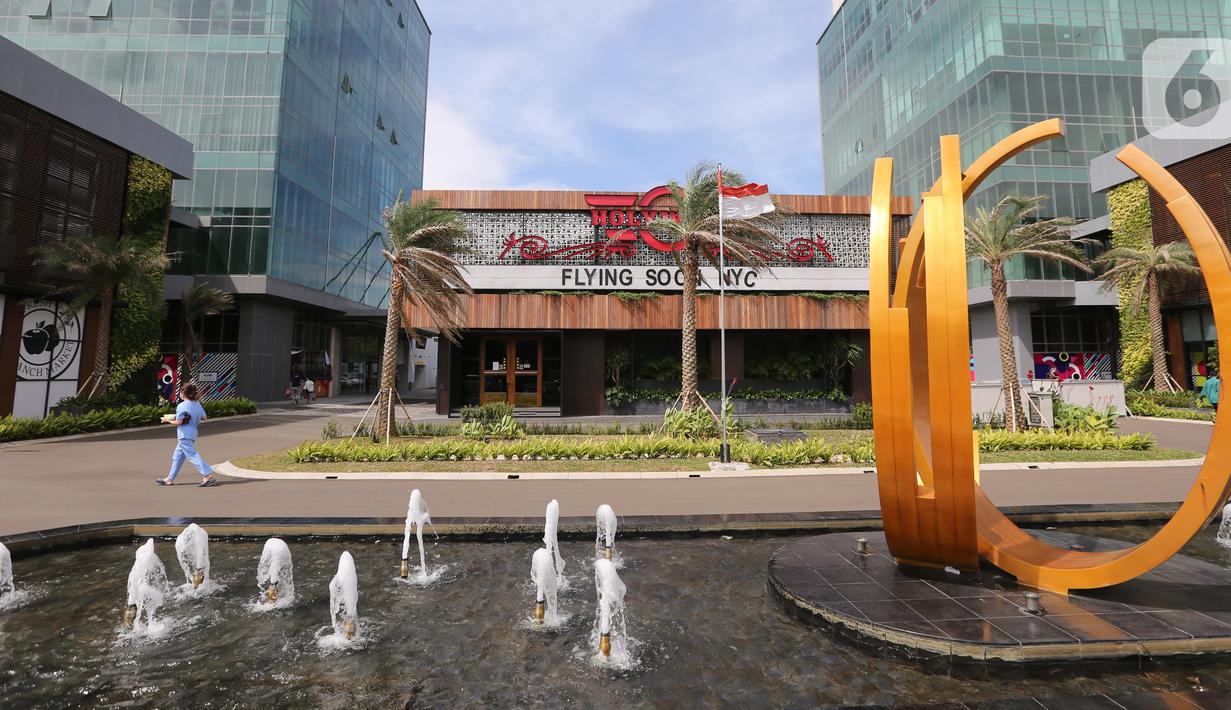 FOTO: Citywalk Elvee, Tempat Nongkrong Anak Muda Tangerang - Foto Liputan6.com