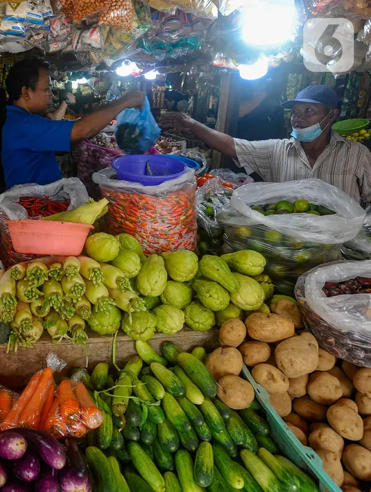 Jelang Nataru, Harga Kebutuhan Pokok di Jakarta Merangkak Naik - Foto Liputan6.com