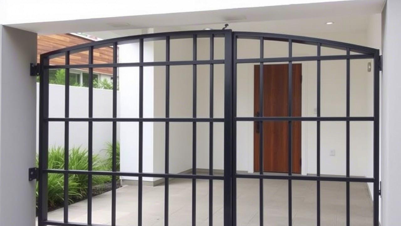 12 Inspirasi Model Pintu Pagar Besi Terbaru yang Minimalis dan Modern ...