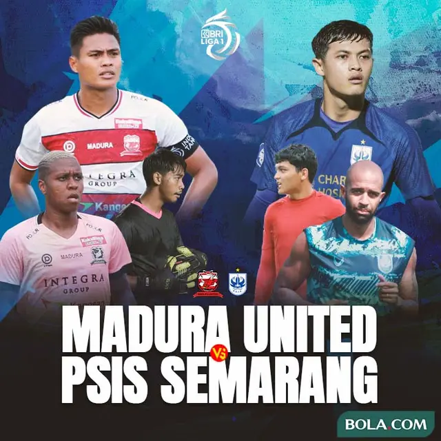 Adu Gacor Antarlini Madura United Vs PSIS di BRI Liga 1: Mahesa Jenar Pincang - Indonesia Bola.com