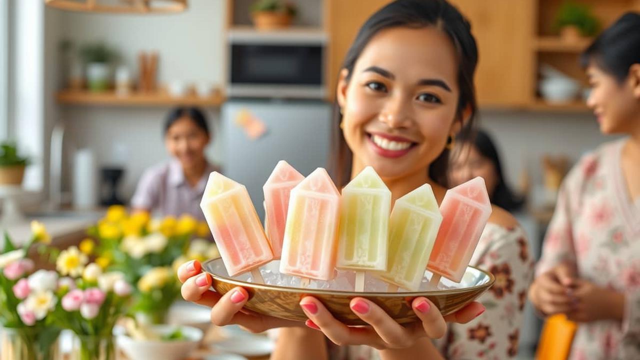 Cara Membuat Es Gabus, Lembut dan Bahannya Alami