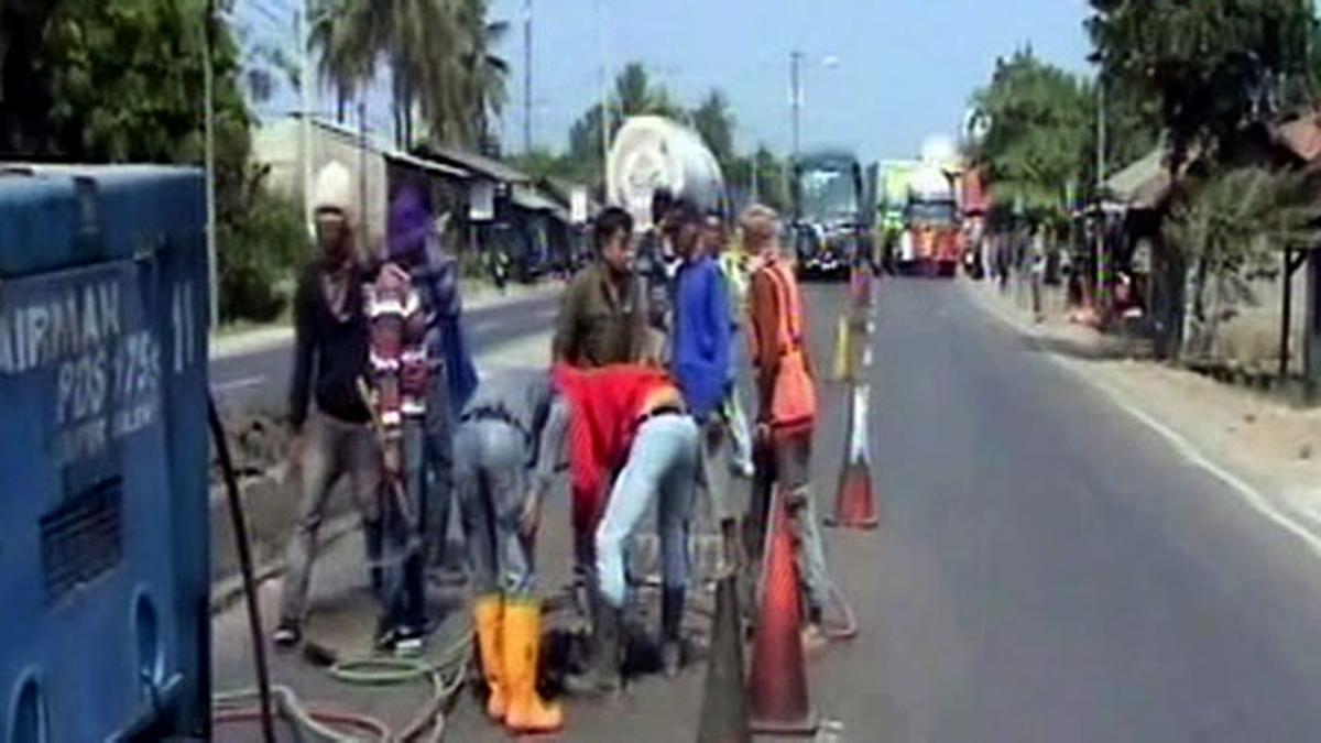 Perbaikan Pantura Dikebut Jelang Mudik Lebaran - News Liputan6.com