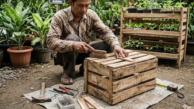 Cara Membuat Rak Bibit Sayur dari Peti Buah Bekas, Solusi Ramah ...
