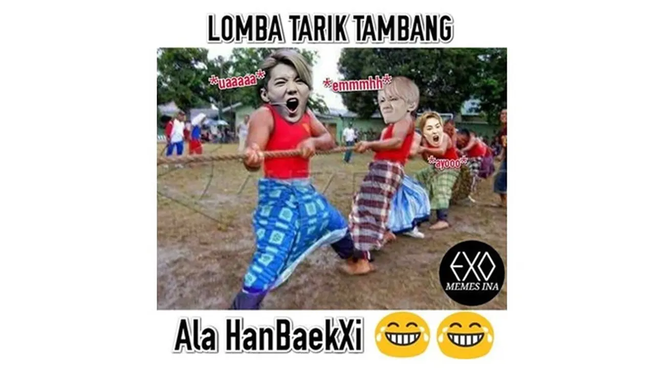 6 Jokes Lomba Tarik Tambang Ini Viral Jadi Meme, Bikin Ketawa - Hot ...