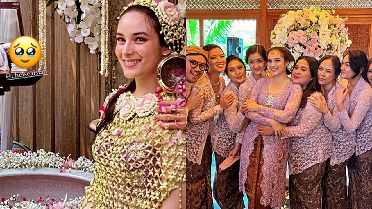 6 Momen Siraman Chelsea Islan Jelang Pernikahan, Penuh Haru Bahagia - Hot Liputan6.com