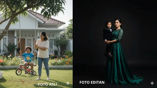 7 Prompt Gemini AI Viral Edit Foto Ibu dan Anak yang Masih Kecil ala ...