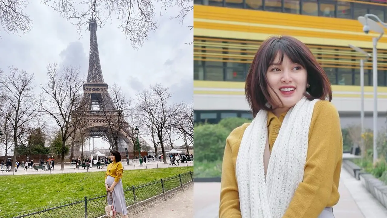 6 Potret Babymoon Rosiana Dewi di Paris, Bumil Tampil Menawan - Hot ...