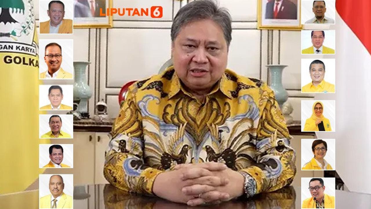 Infografis Kejutan Airlangga Hartarto Mundur dari Jabatan Ketum Golkar ...
