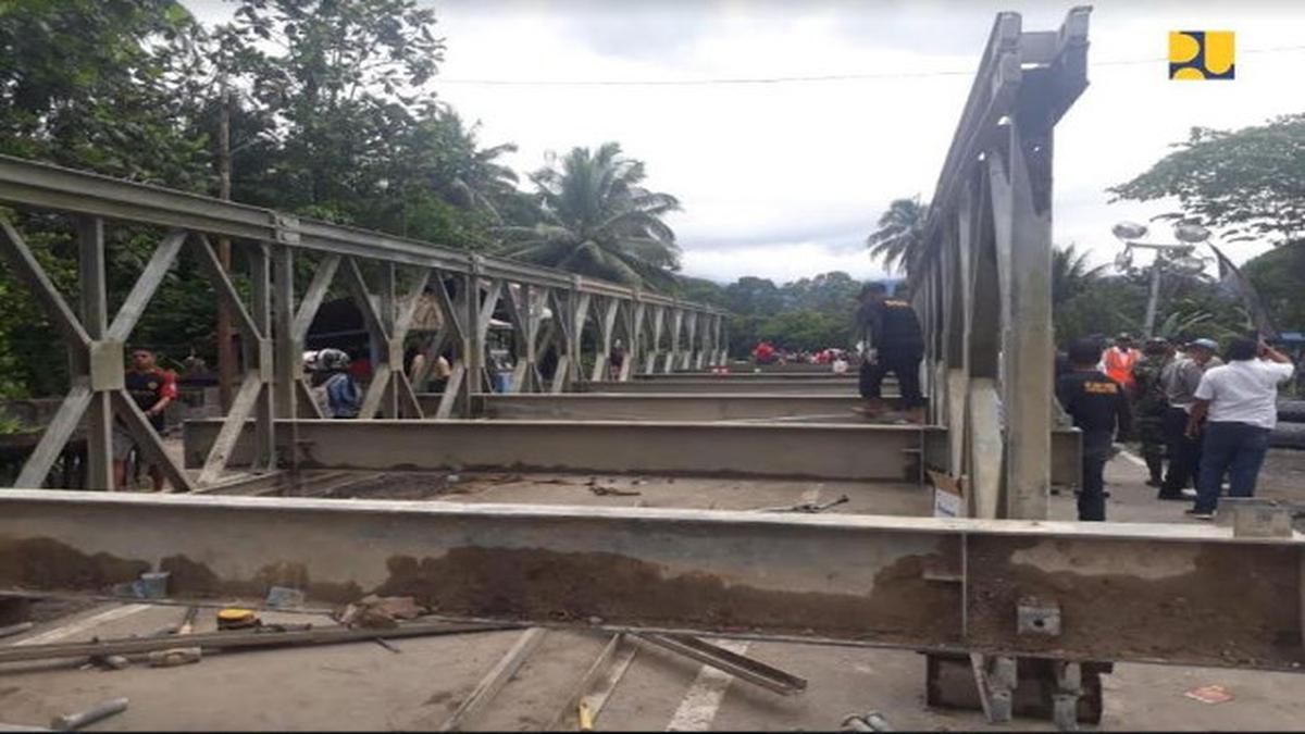 Jembatan Darurat Penghubung Padang-Bukittinggi Sudah Bisa Dilalui ...