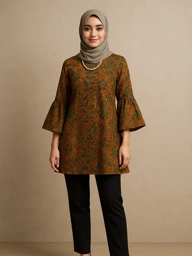10 Model Batik Tunik Elegan dan Nyaman yang Cocok untuk Berbagai Acara ...
