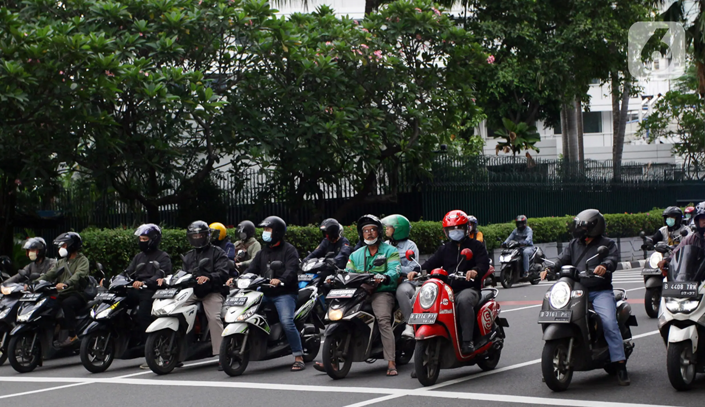 Peningkatan Pengguna Kendaraan Roda Dua - Foto Liputan6.com