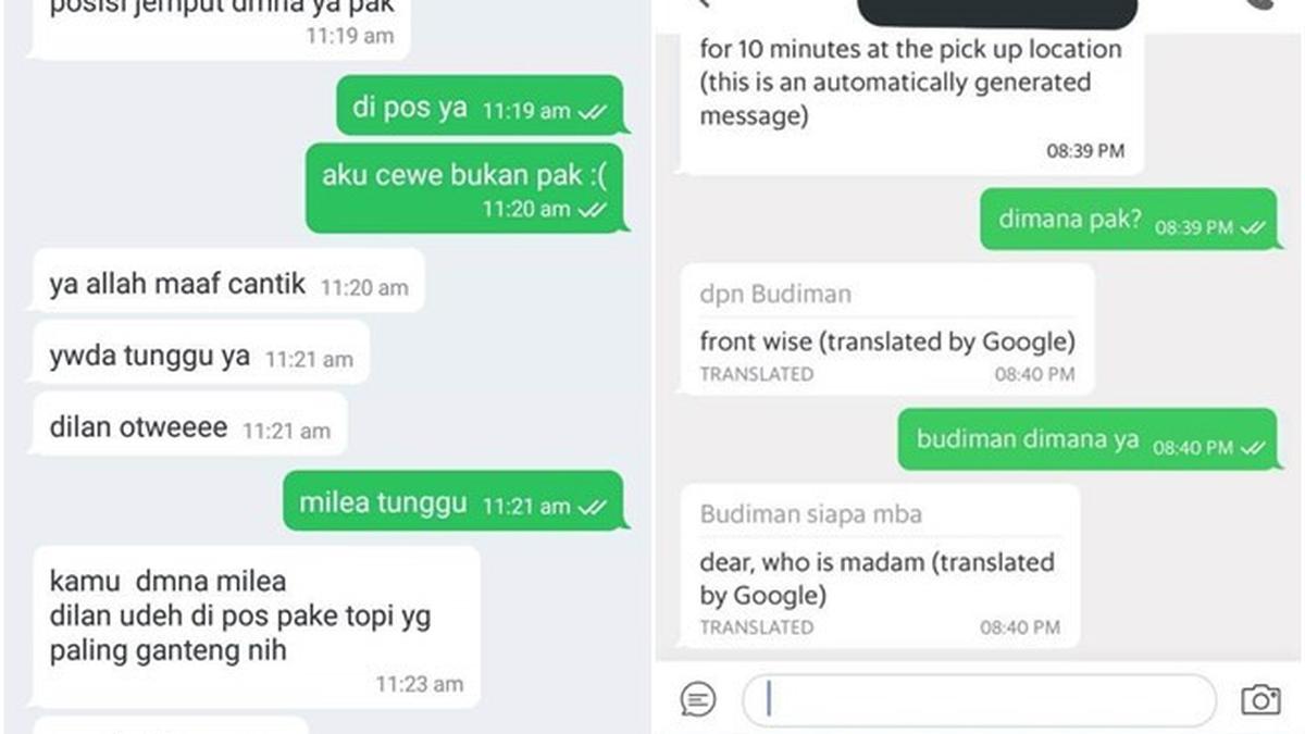 Deretan Chat Driver Ojol dan Penumpangnya Ini Bikin Ngakak - Citizen6 ...