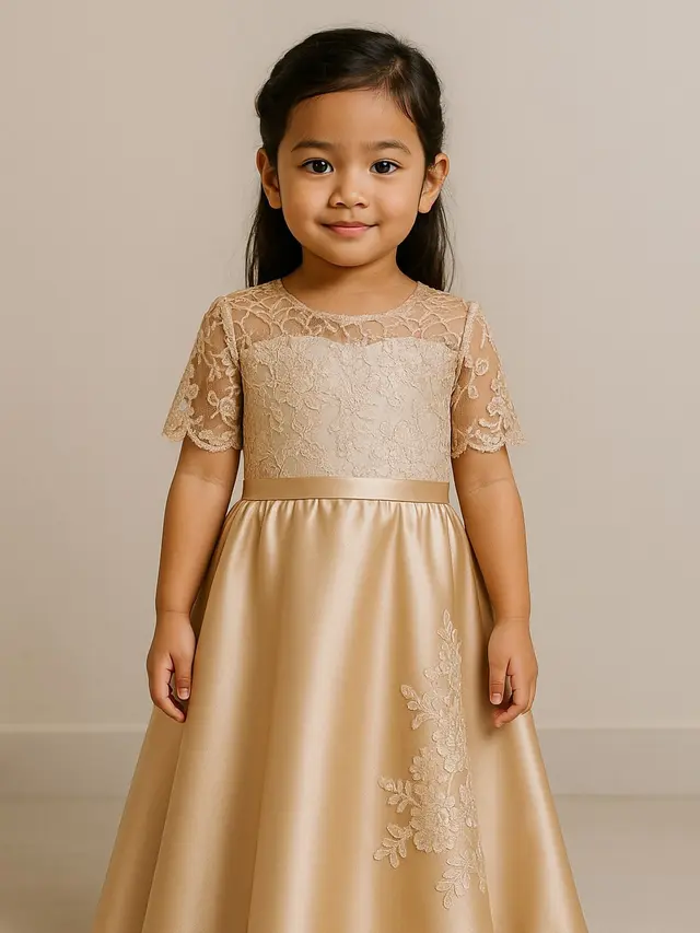 6 Model Baju Brokat Anak Perempuan Terbaru, Tampil Elegan dan ...