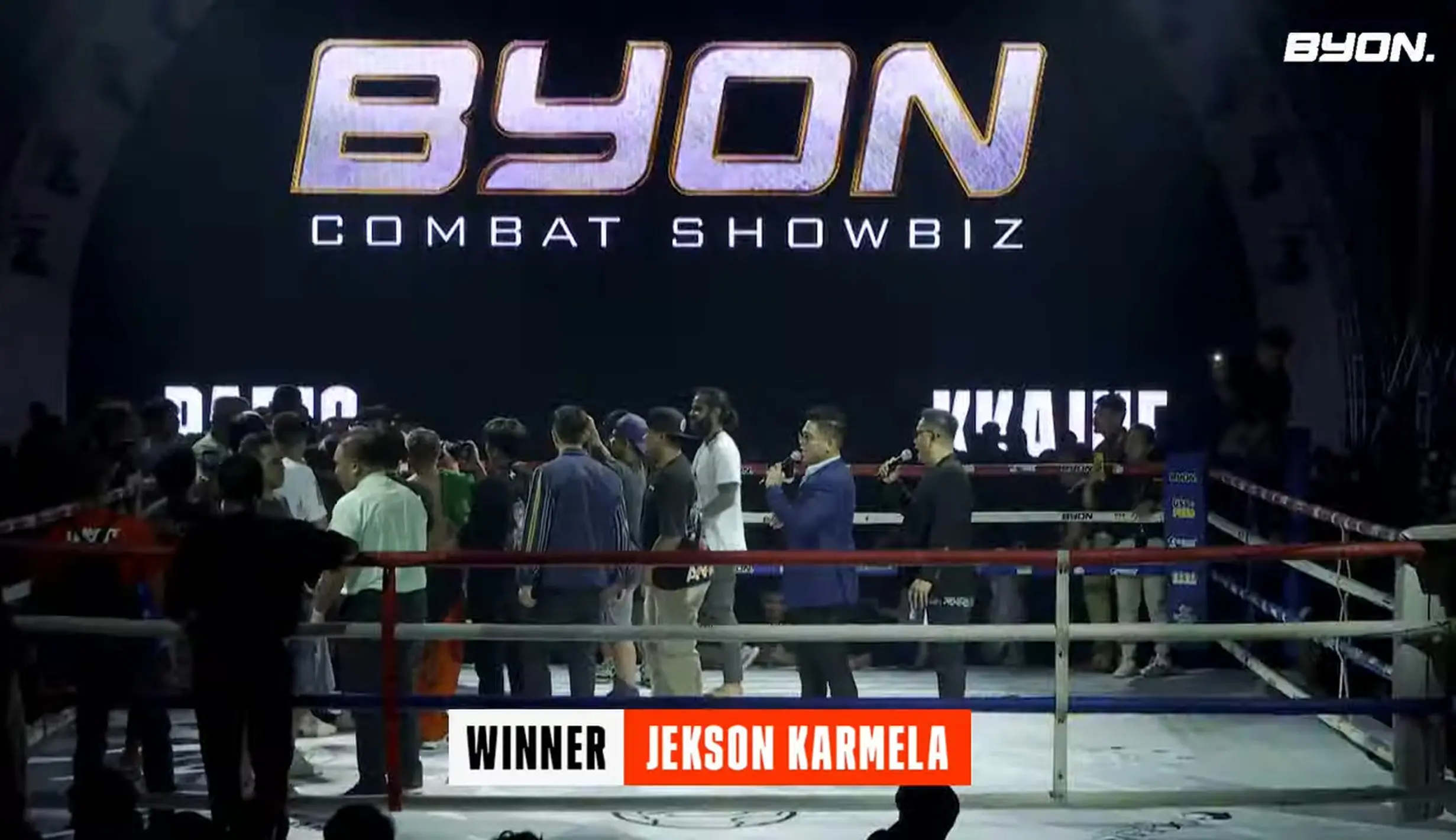 Tumbangkan Paris Pernandes, 6 Potret Kemenangan Jekson Karmela di BYON Combat Vol. 1 - Photo ...