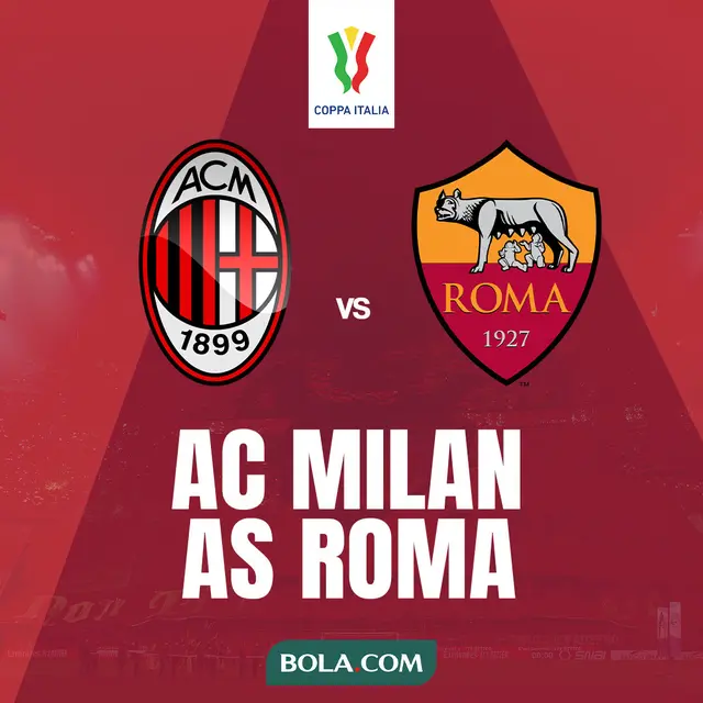 Prediksi AC Milan Vs AS Roma di Perempat Final Coppa Italia: Berburu Dominasi di San Siro ...