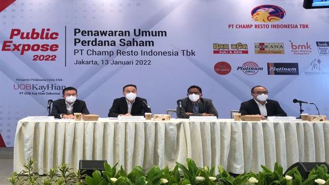Top 3: Champ Resto Indonesia Optimistis Investor Serap Saham IPO ...