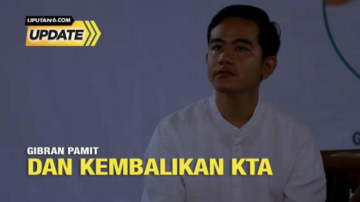 Gibran Rakabuming Raka Keluar dari PDIP dan Kembalikan KTA - News ...