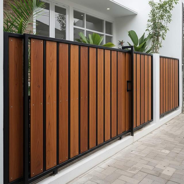 10 Model Pagar Rumah untuk Area Sempit, Minimalis, Fungsional, dan Aman