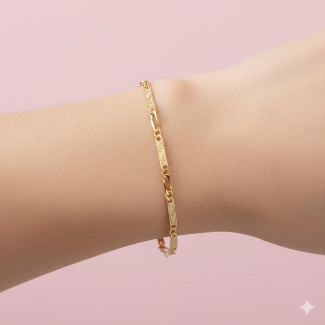 9 Model Gelang Emas Tipis Rantai Figaro untuk Remaja Putri yang Stylish ...