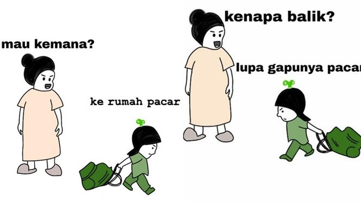 7 Meme 'Kenapa Balik' Ini Sederhana Tapi Bikin Ngakak - Hot Liputan6.com