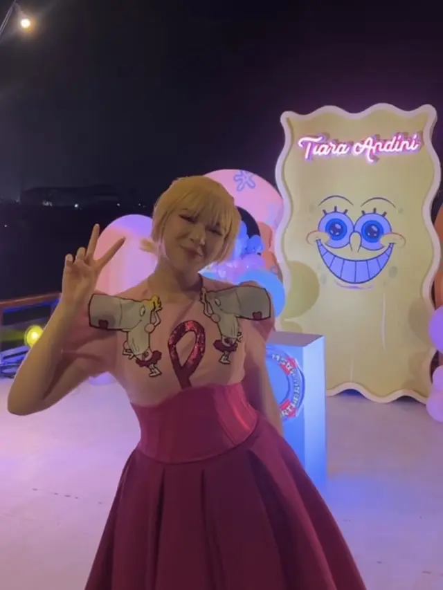 6 Potret Alumni Indonesian Idol Berbalut Karakter Spongebob di Ultah ...