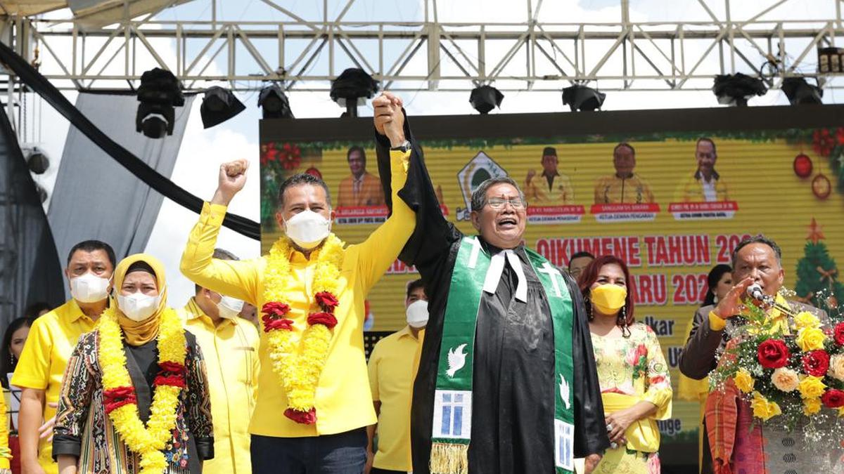 Perayaan Natal Oikumene Balige, Musa Rajekshah: Bukti Golkar Nasionalis ...