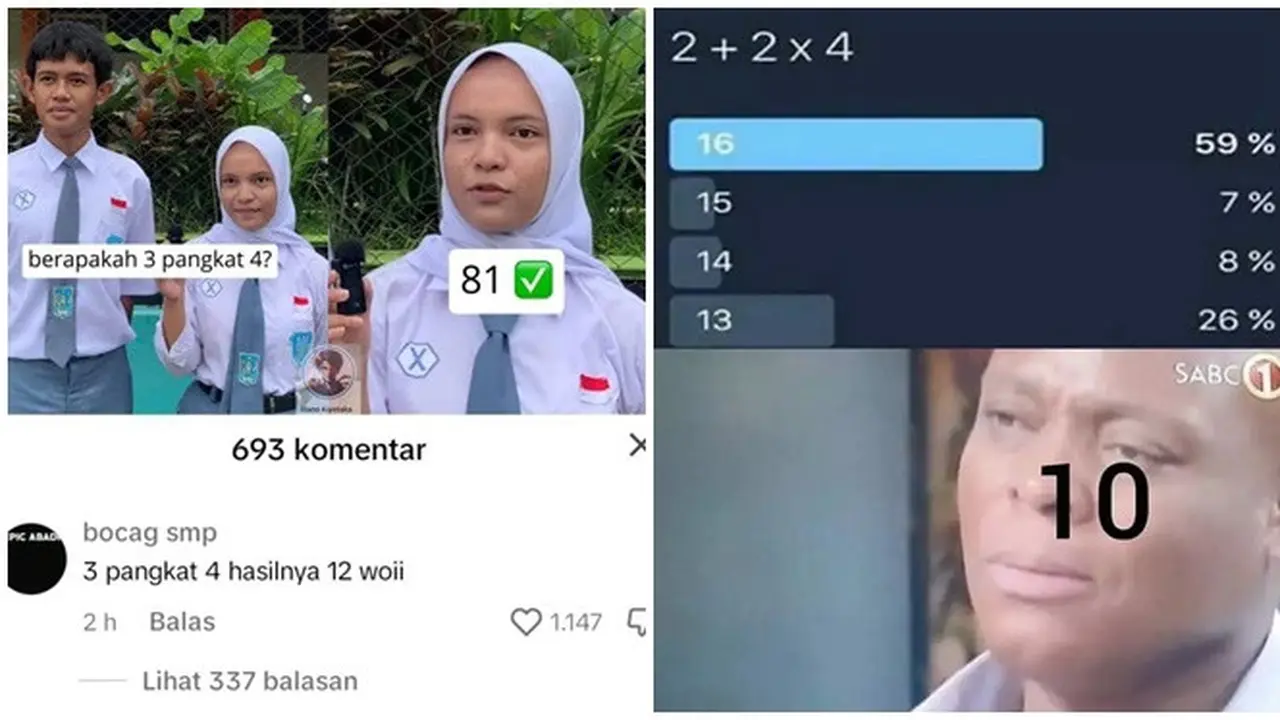 6 Meme Pertanyaan Berhitung Ini Bikin Bingung, Seketika Jadi Ikut ...