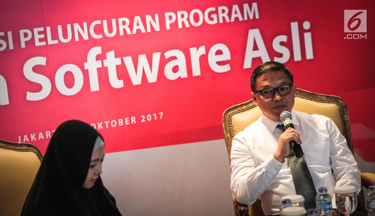 PHOTO: Cegah Kejahatan Cyber, Tiga Lembaga Luncurkan Piagam Software Asli - Foto Liputan6.com