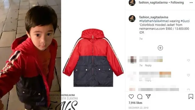 7 Fashion Rafathar Anak Raffi Ahmad dan Nagita Slavina, Harganya ...