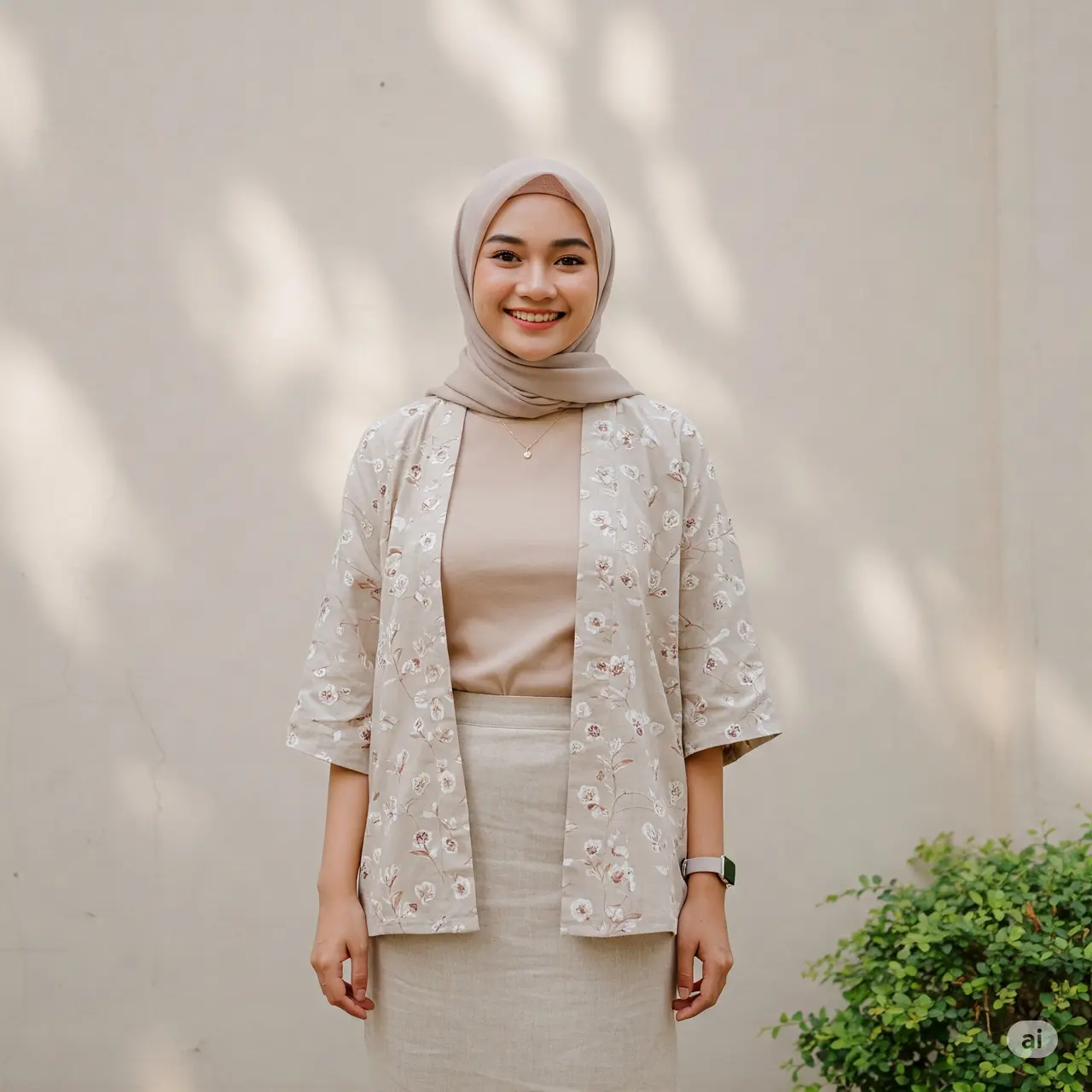 7 Outfit Korean Style Hijab Rok Terbaru 2025, Tampil Feminin dan Modis ...