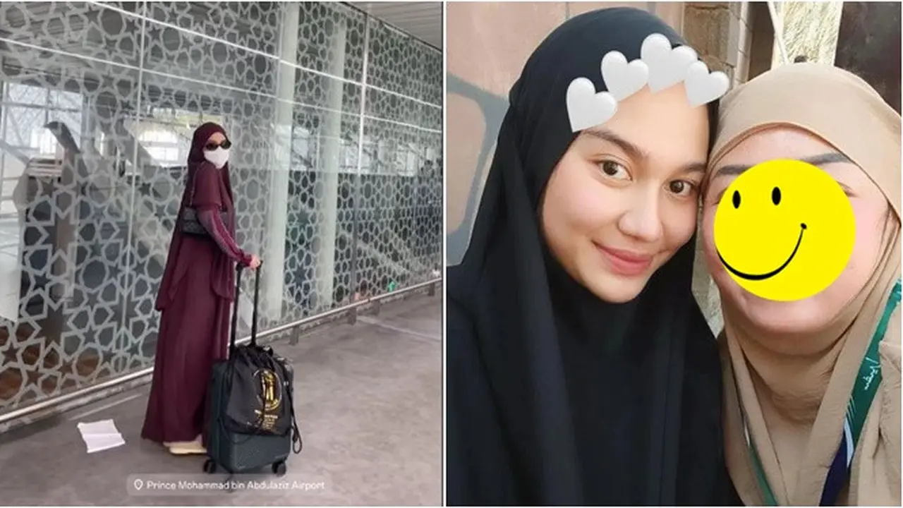 6 Potret Azizah Salsha Jalani Ibadah Umrah, Tunggu Pratama Arhan di ...