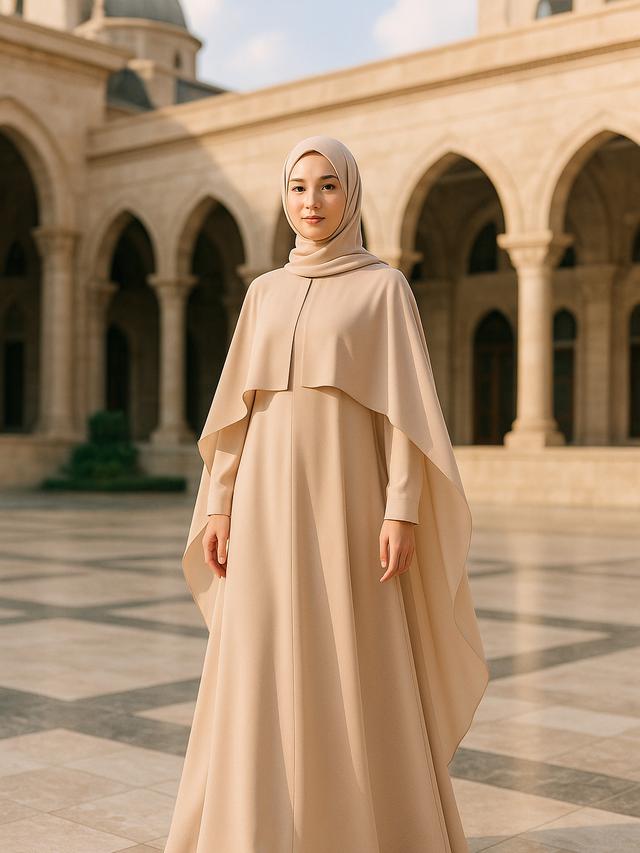 18 Model Baju Gamis Polos Modern Terbaru 2025, Buat Penampilan Lebih Anggun