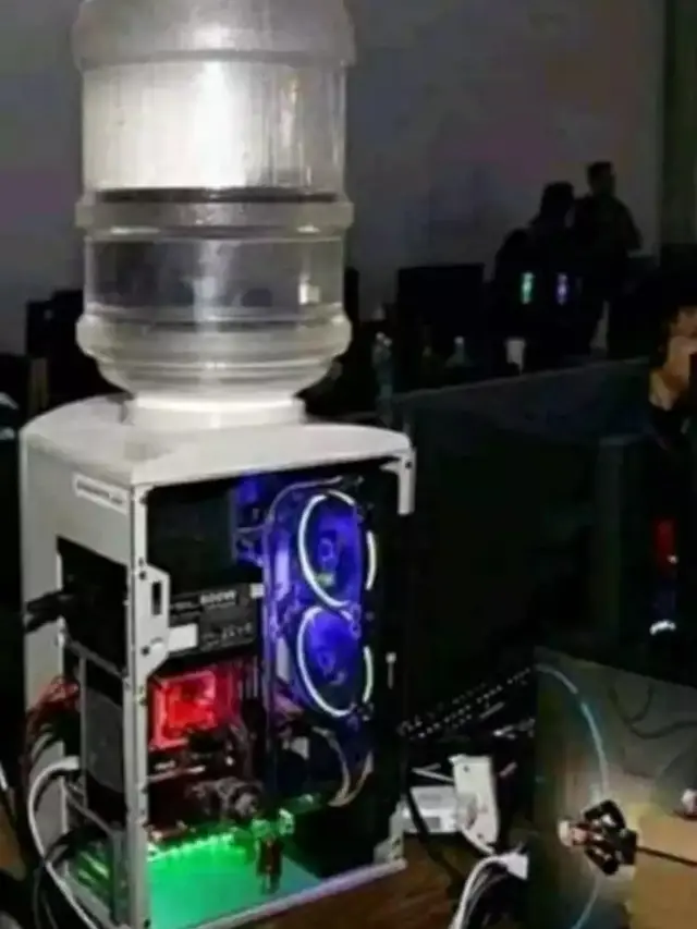7 Potret Alih Fungsi Dispenser Nyeleneh, Jadi Aquarium Hingga Kotak CPU ...