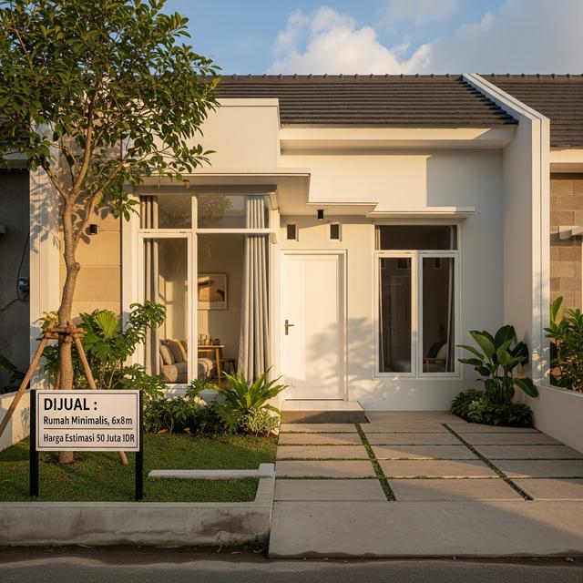 9 Model Rumah 6x8 Biaya 50 Juta, Hunian Murah tapi Minimalis