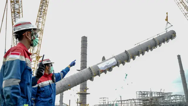 Proyek Pembangunan RDMP Balikpapan Pertamina Capai 46,92 Persen, Target ...