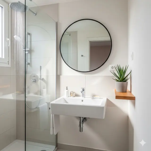 8 Inspirasi Kamar Mandi Kecil yang Aesthetic: Sulap Ruang Terbatas Jadi Fungsional - Hot ...