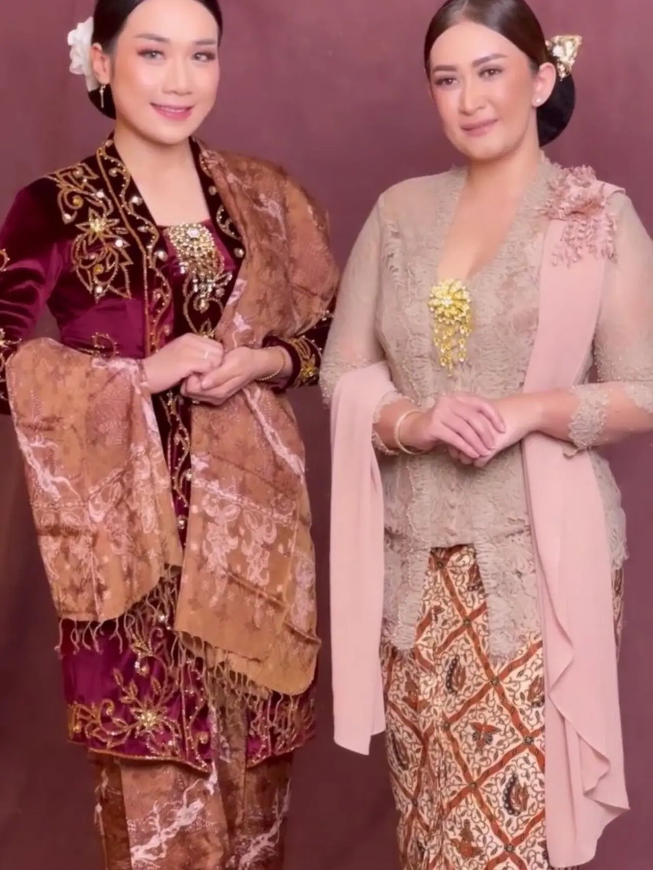 7 Pemotretan Nafa Urbach Bareng Puput Nastiti dengan Kebaya Ini Menawan ...