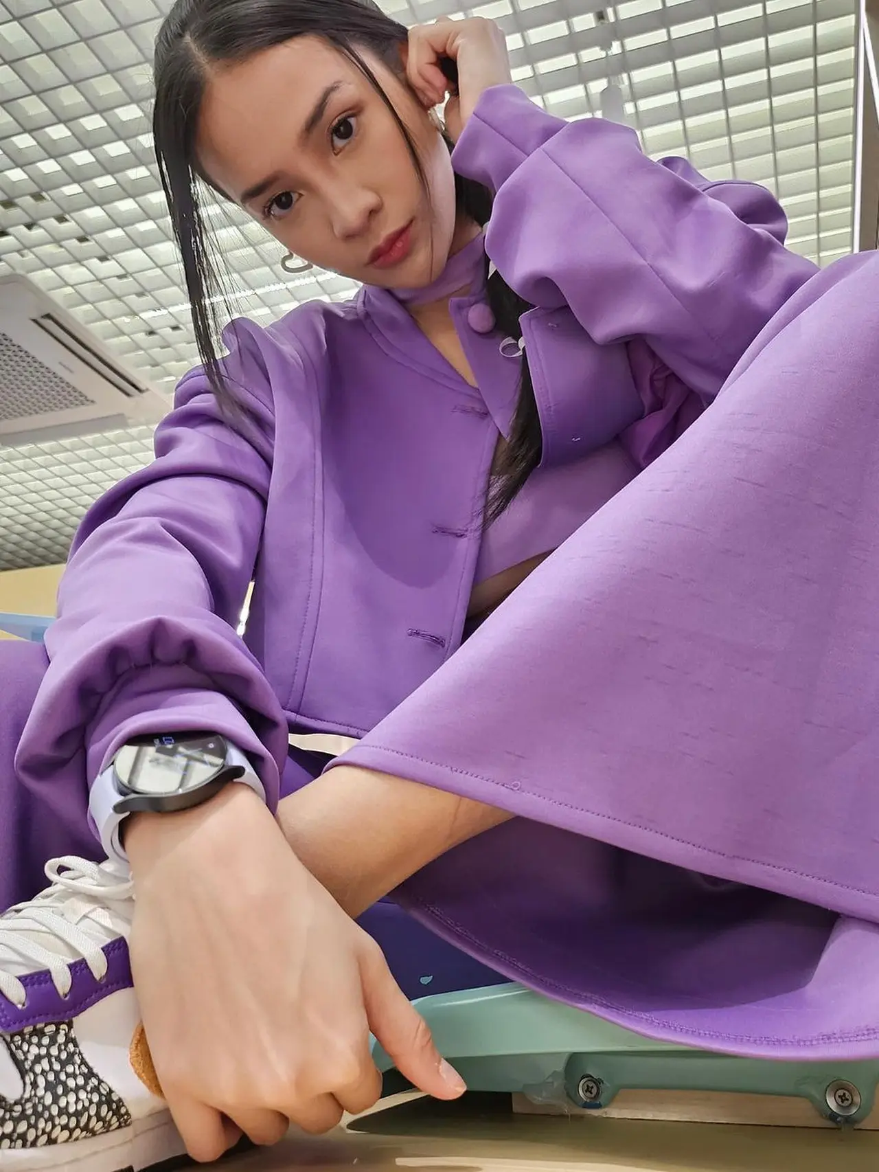 10 Potret Anya Geraldine Dandan ala Idol Korea, Sudah Mirip?