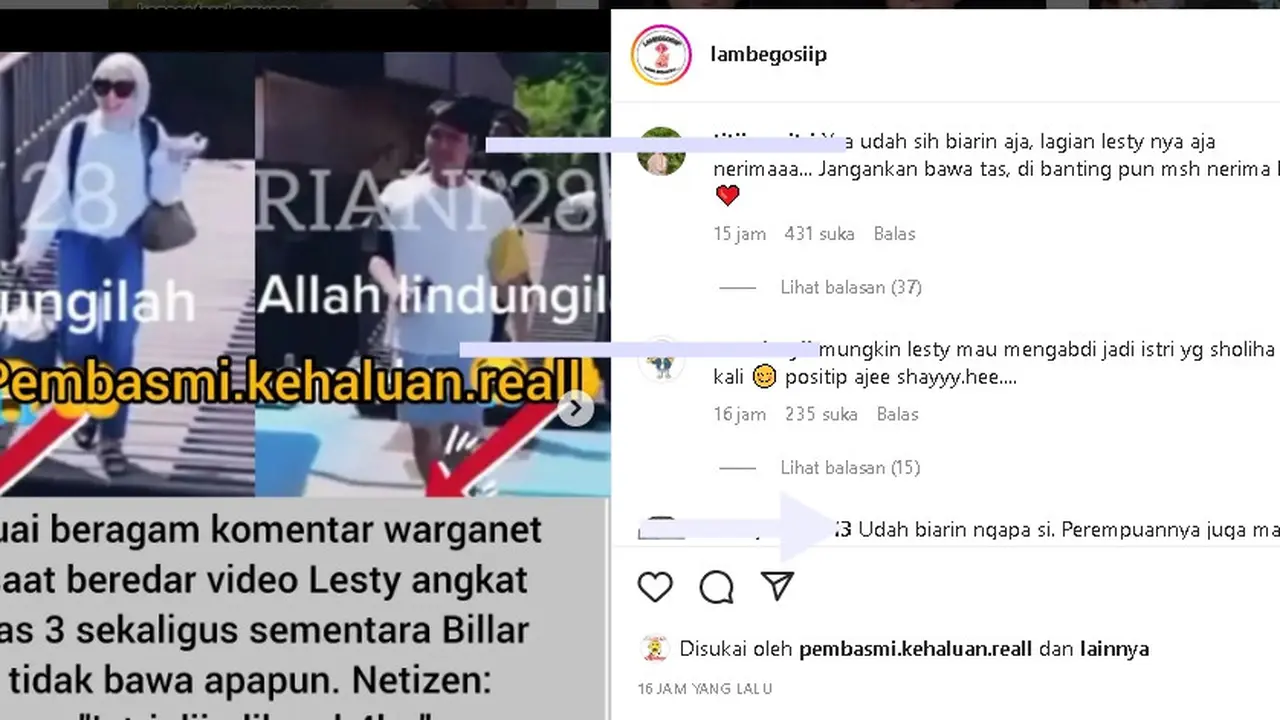 6 Potret Lesti Kejora dan Rizky Billar Liburan di Bali, Video Sang Pedangdut Bawa 3 Tas Sendiri ...
